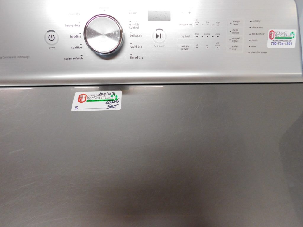 MAYTAG- MEGA DELUX ULTRA LARGE KING SIZE CAPACITY -WASHER AND GAS DRYER ...