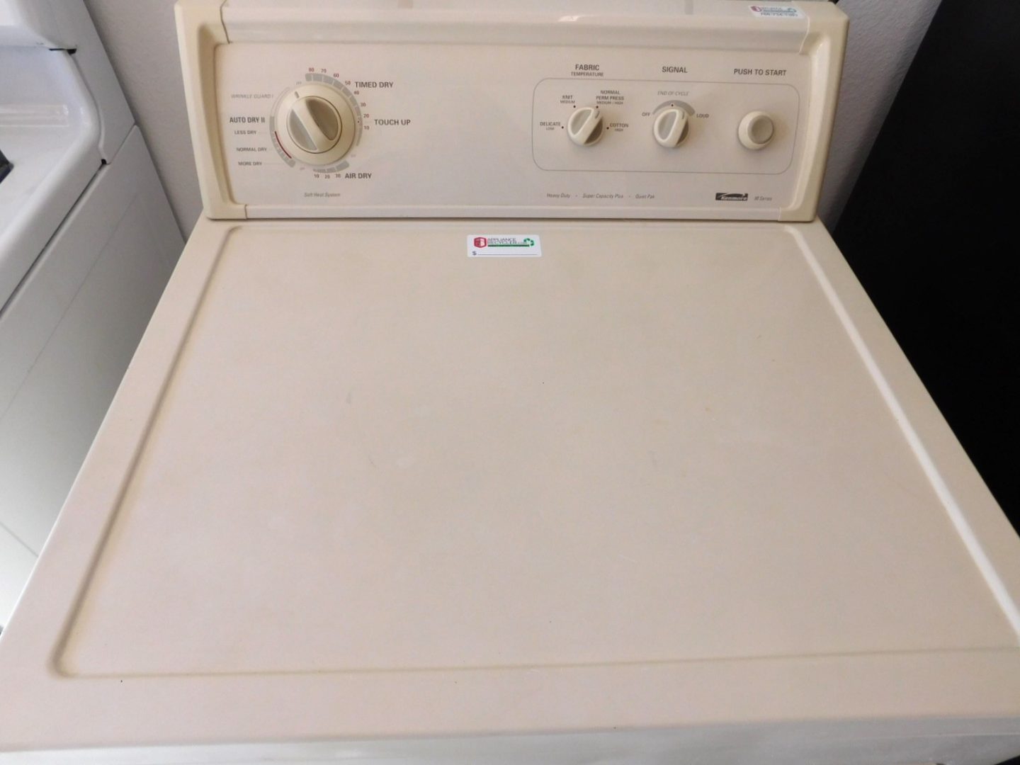 DRYER- KENMORE (GAS) KING SIZE CAPACITY PLUS- A-110 - Appliance Recycler