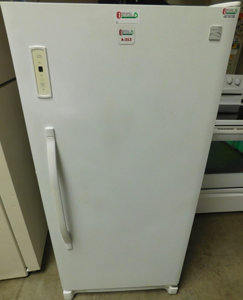 14 CU. FT. KENMORE (AUTO DEFROST) UPRIGHT FREEZER PRODUCT ID# A-313 ...